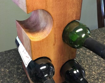 Cedar wine rack | Etsy