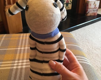 Items similar to PDF Tutorial - Sock Bunny Filled With Rice on Etsy