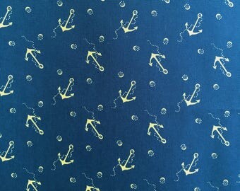 Nautical fabric | Etsy