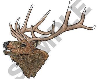Elk embroidery | Etsy