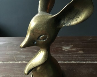 Vintage brass mouse | Etsy