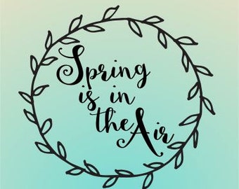 Hello spring svg | Etsy