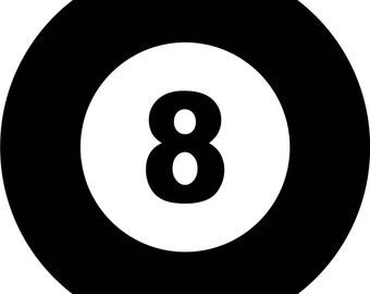 8 ball svg | Etsy