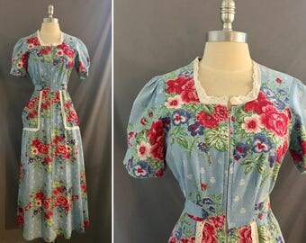 Vintage housecoat | Etsy