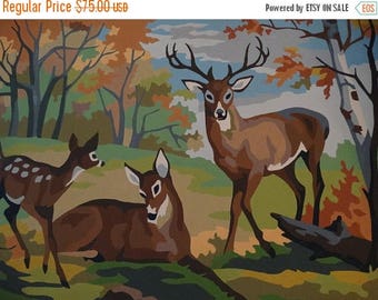 Paint by number deer | Etsy