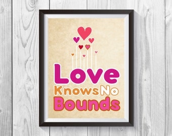 Love knows no bounds | Etsy