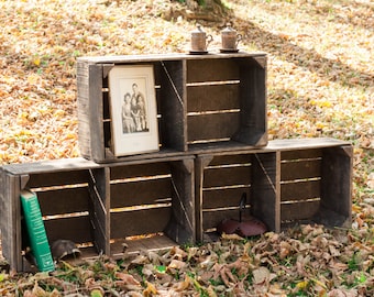 Rustic wood box | Etsy