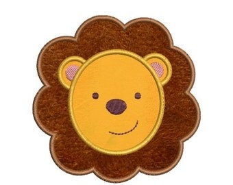 Lion applique | Etsy