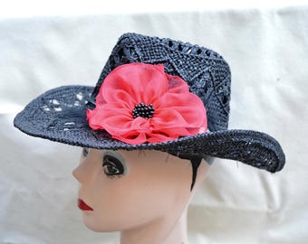 Red cowboy hat | Etsy