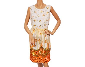 Fox print dress | Etsy