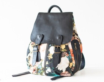 Floral backpack | Etsy