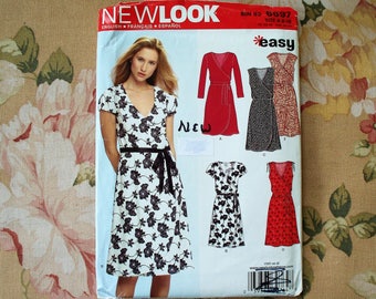 Wrap dress pattern | Etsy