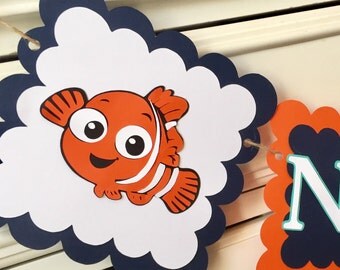 Finding nemo banner | Etsy
