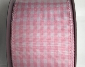 Pink wired ribbon | Etsy