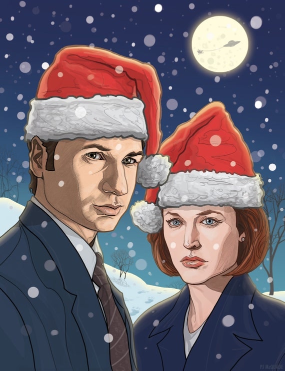 X-FILES Christmas card