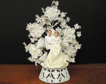 Vintage Wedding Cake Toppers | Etsy