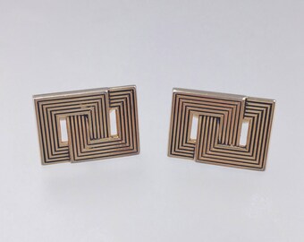 Interlocking squares | Etsy