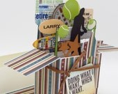 UNIQUE HANDMADE ONE OF A KIND EXPLOSION CARD IN A by CARDSBYMOM