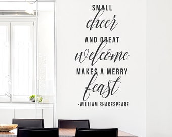 May Your Glass Always Be Half Full Wall Quote by WallumsWallDecals