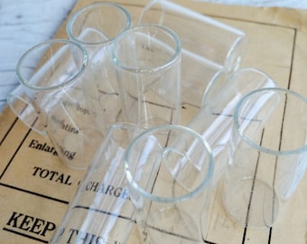 Vintage glass vials | Etsy