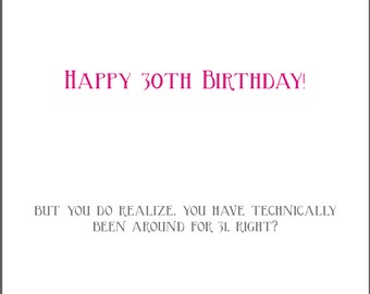 Math birthday card | Etsy