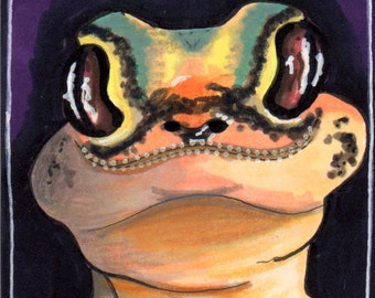 Unique gecko art related items | Etsy