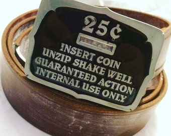 Funny belt buckle | Etsy