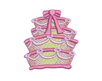 Cake Embroidery Pattern Packet