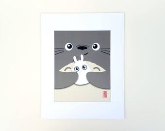Totoro art | Etsy