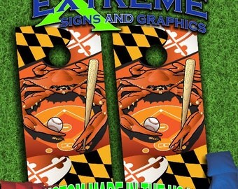 Baseball cornhole | Etsy