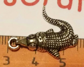 Gold crocodile | Etsy