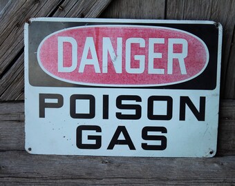 Vintage warning sign | Etsy