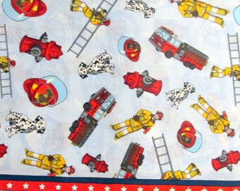 Fireman fabric | Etsy