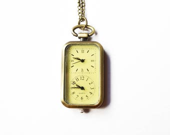 Watch necklace | Etsy