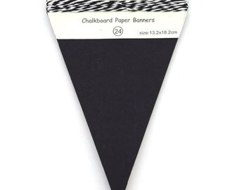 Chalkboard pennant | Etsy