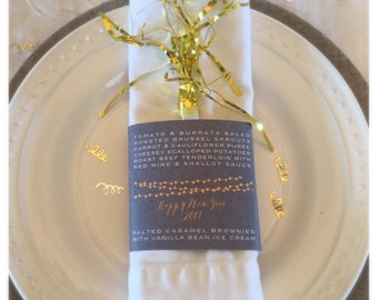 Printable New Year's Eve Taboo Game Cards Instant