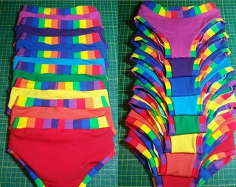 Rainbow underwear | Etsy
