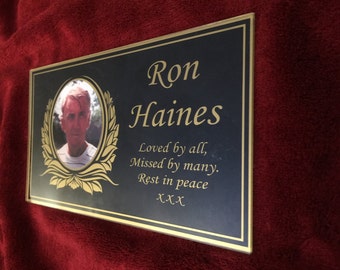 Coffin plaque | Etsy