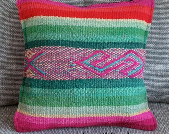 Peruvian embroidered pillows knits and painted decors by khuskuy