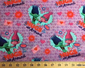 Trolls fabric | Etsy