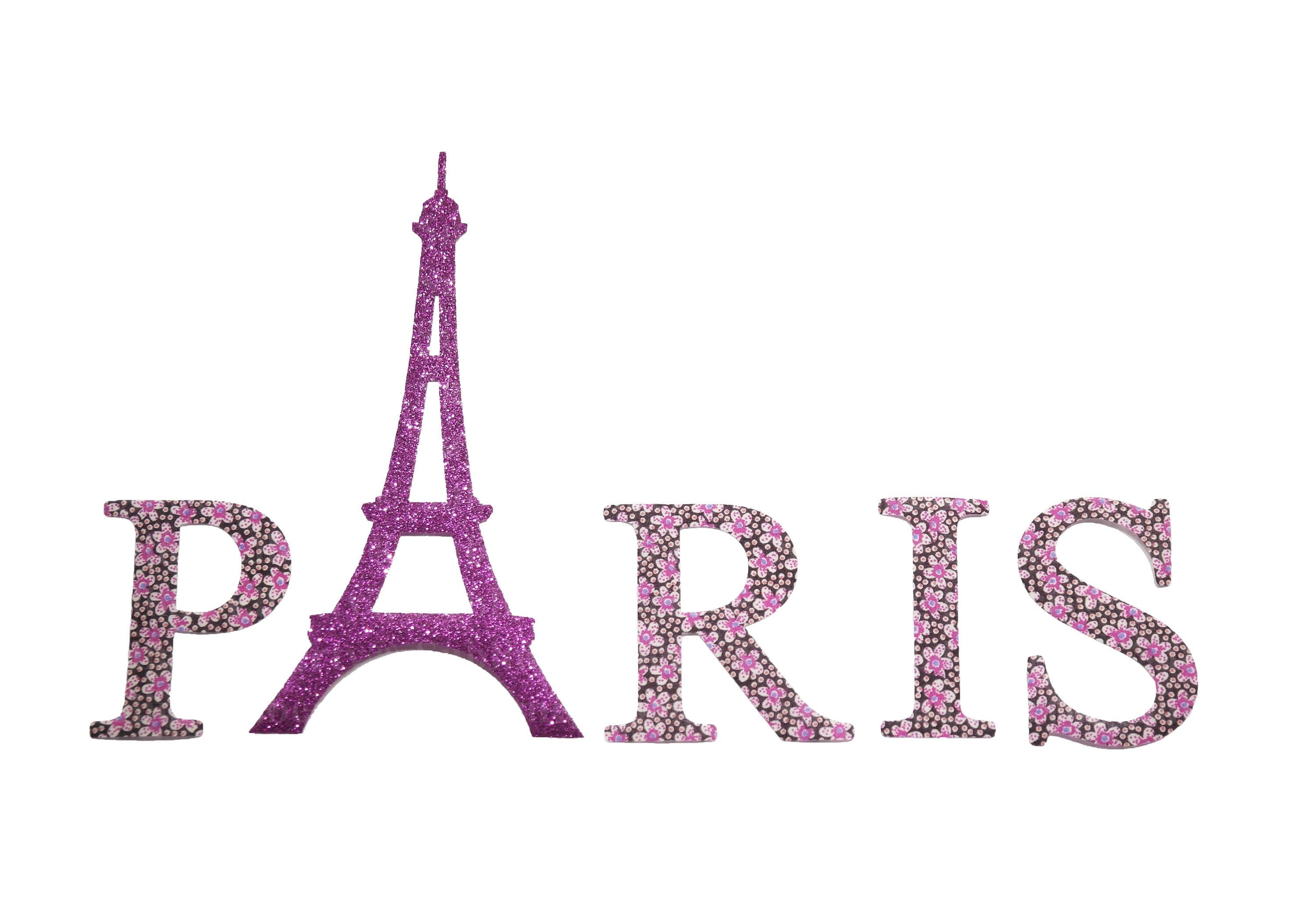 Capa de parche Paris letras sin costura decoración París aplicación ...