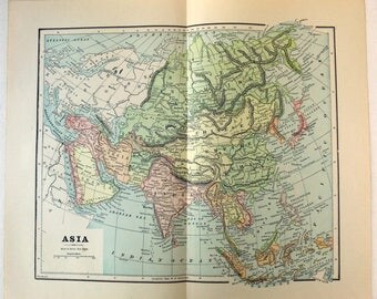 Map Of Asia From The 1500s Japan Borneo New Guinea China India