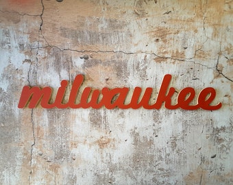 Milwaukee sign | Etsy