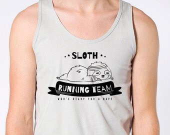 Sloth running team | Etsy