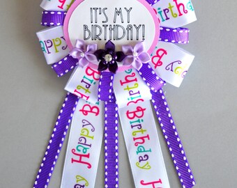 Happy birthday pin | Etsy