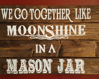 Moonshine sign | Etsy