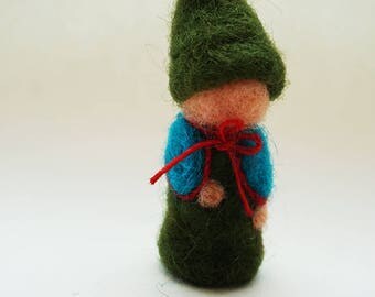 Needle felted elf | Etsy