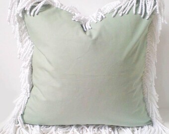Sage green cushion | Etsy