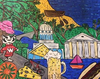 Madison Wisconsin Collage