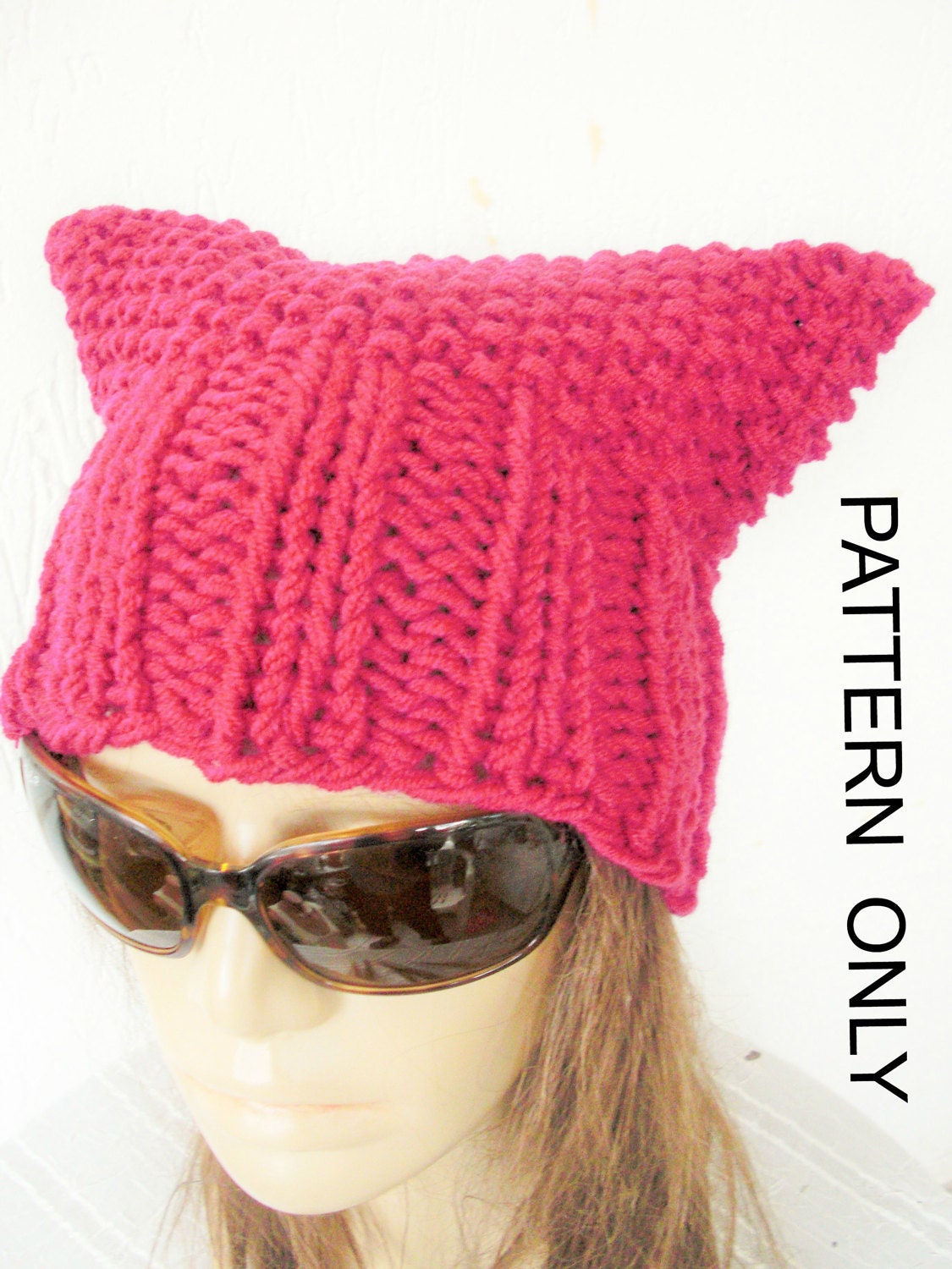 Pussycat Hat Knitting Pattern Pussy Hat Pussy Cat Hat